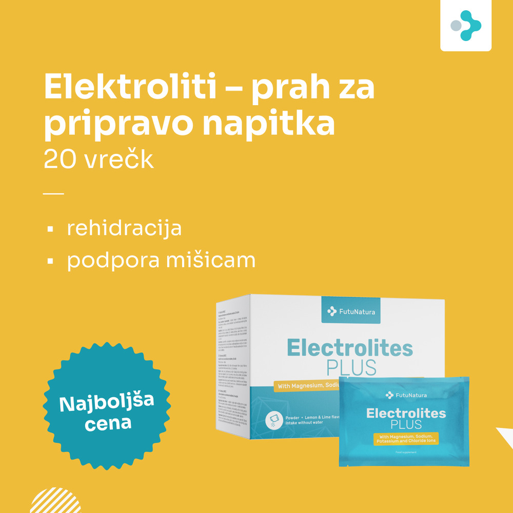 Elektroliti – prah za pripravo napitka, 20 vrečk - FutuNatura.si