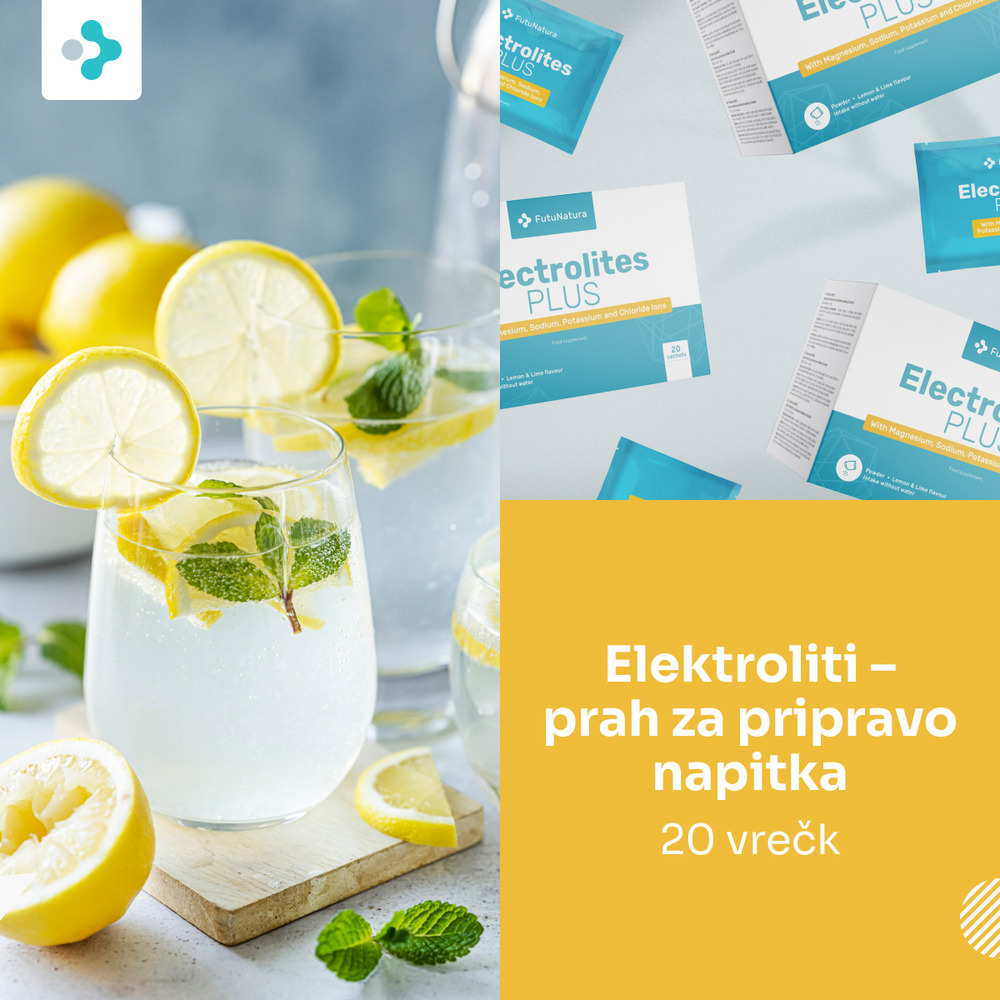 Elektroliti – prah za pripravo napitka, 20 vrečk - FutuNatura.si