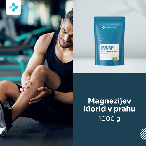 3x Magnezijev klorid v prahu, skupaj 3000 g - FutuNatura.si
