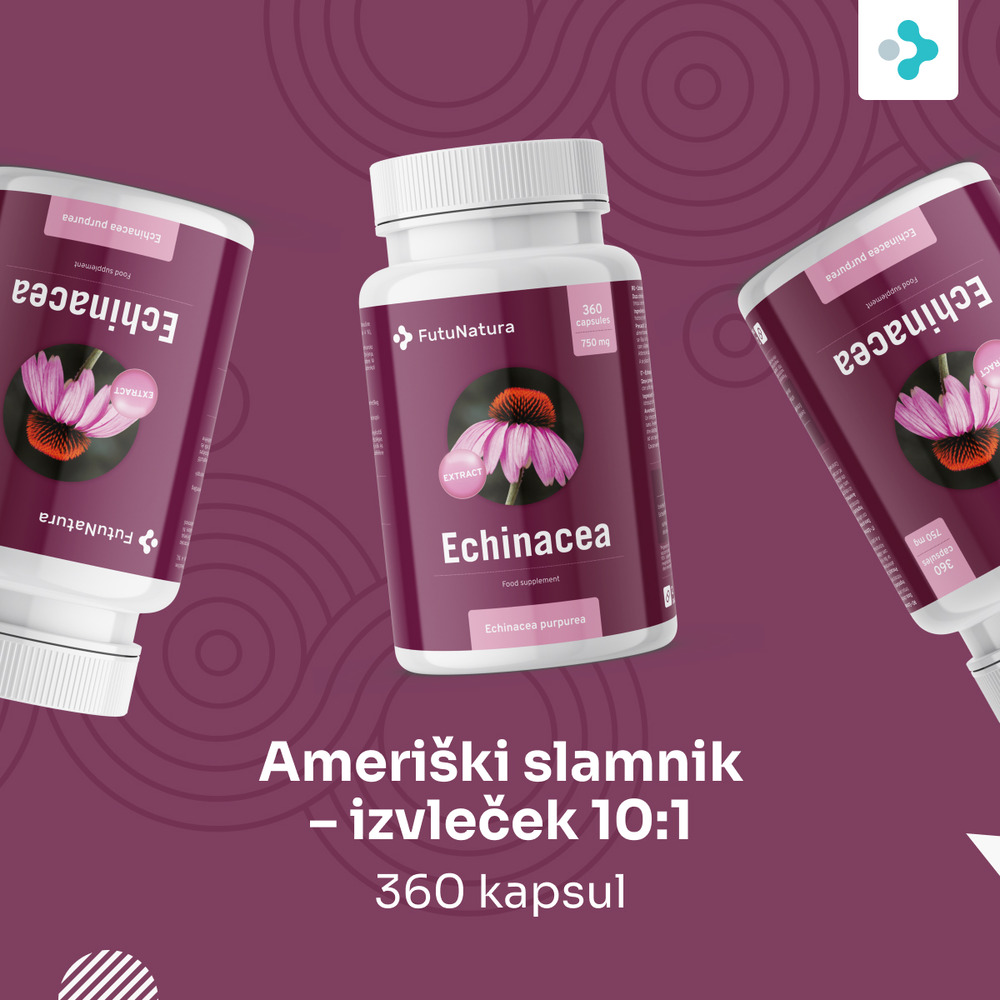 3x Ameriški slamnik – izvleček 10:1, skupaj 1080 kapsul - FutuNatura.si