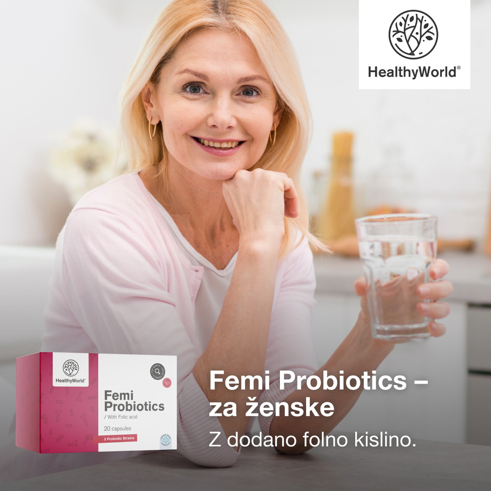 Femi Probiotics – za ženske, 20 kapsul - FutuNatura.si