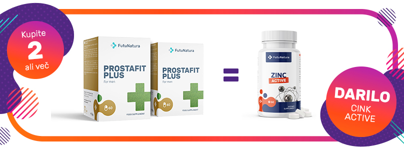Prostafit Plus - prostata, 60 kapsul - Futunatura.si
